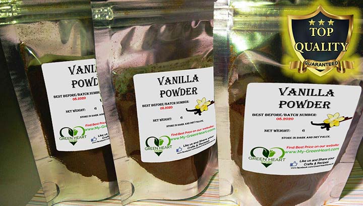 Vanilla Pods Powder - Ground Vanilla Beans Powder – GreenHeart Store