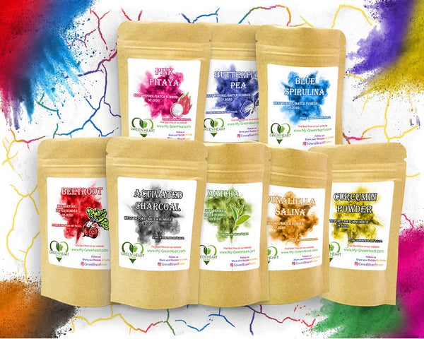 Natural Food Coloring Powders Sample Bundle – GreenHeart Store
